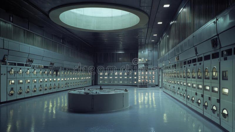 Explore Central Room Control with Industrial Interior and Futuristic ...