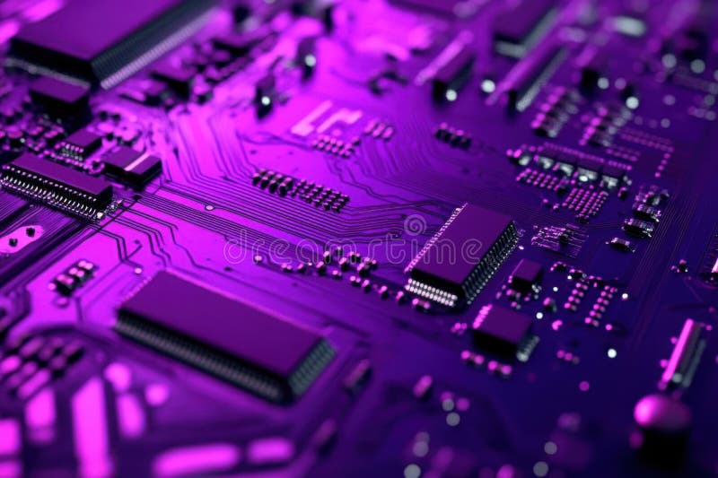 Explore the Circuit Board and Its Technology with Cyberpunk Concept ...