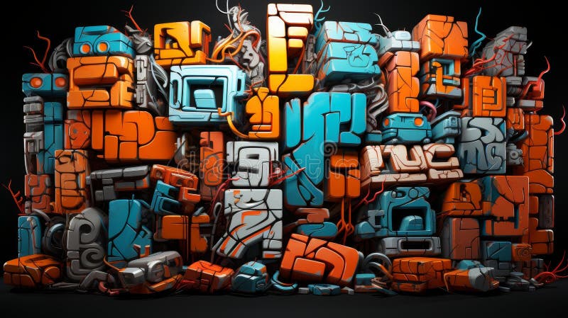 Explore Classic Graffiti Textures and Urban Charm with this Flat ...