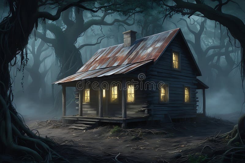 Haunting Spooky and Eerie Background Set. Stock Image - Image of ...