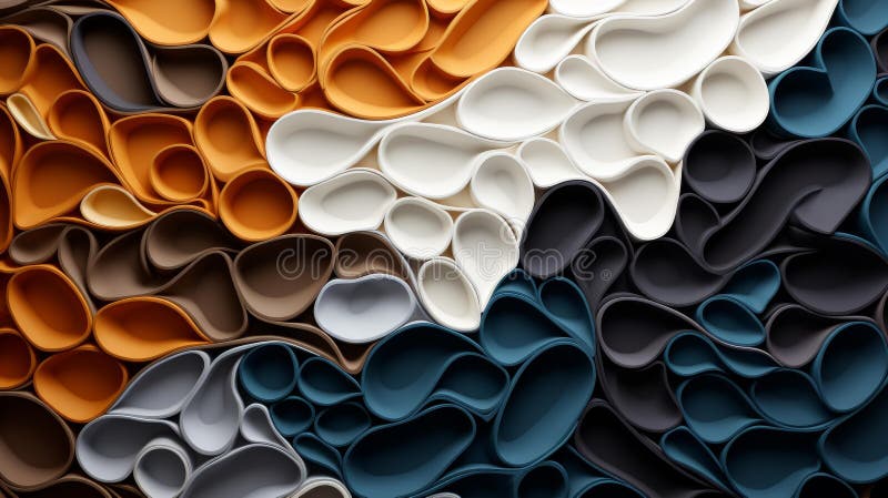 Explore a Collection of Stylized Plaster Patterns in Earth Tones with ...