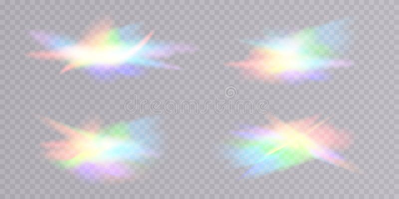 Explore Colorful Light Effects and Vibrant Rainbow Flare Overlays for Artistic and Creative ...