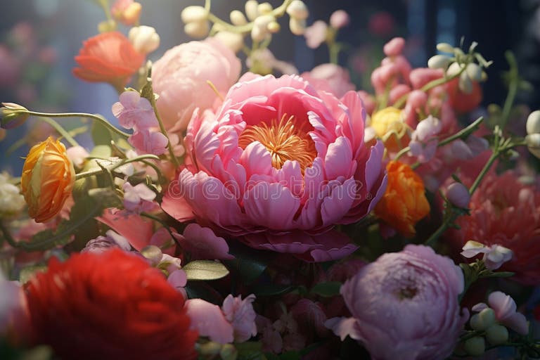 Explore the Concept of a Flowerthemed Creative Stock Illustration ...