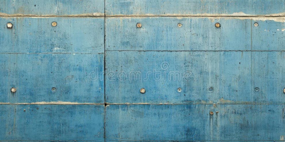 Explore Concrete Wall with Vivid Blue Hues and Subtle Texture Design ...