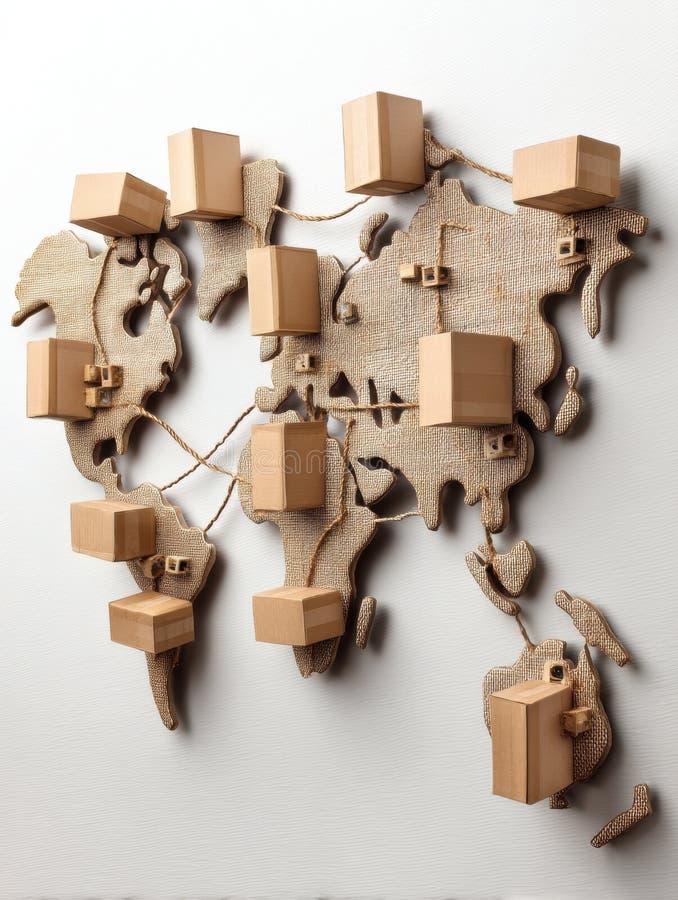 Explore Connections between Continents with a Creative Cardboard Cutout ...