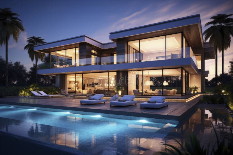 Explore a Contemporary Oasis in this Modern, High-tech House Featuring ...