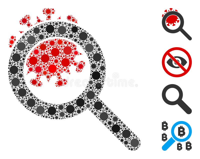 Explore Coronavirus Collage of CoronaVirus Elements Stock Vector ...
