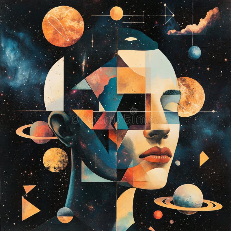 Explore the Cosmic Collage of Planets Stars and Galaxies Merging with ...