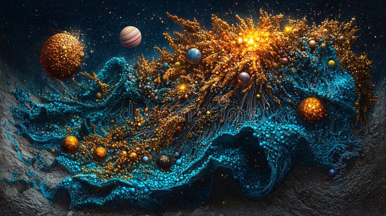 Explore the Cosmic Culinary Delight a Pizza Crafted with Ingredients ...