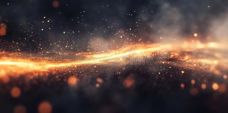 Explore Cosmic Dust Particles with Light and Shadow Effects and Glitter ...