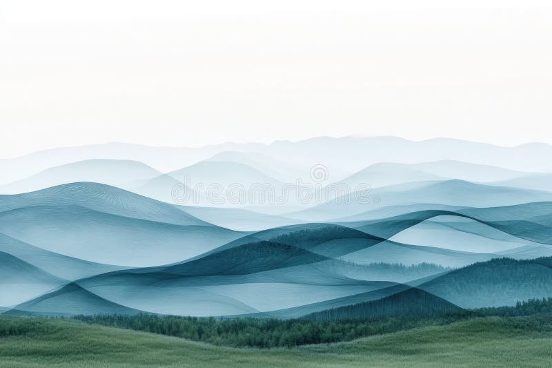 Explore the Creative Abstract Showing Communication Waves Blending into ...