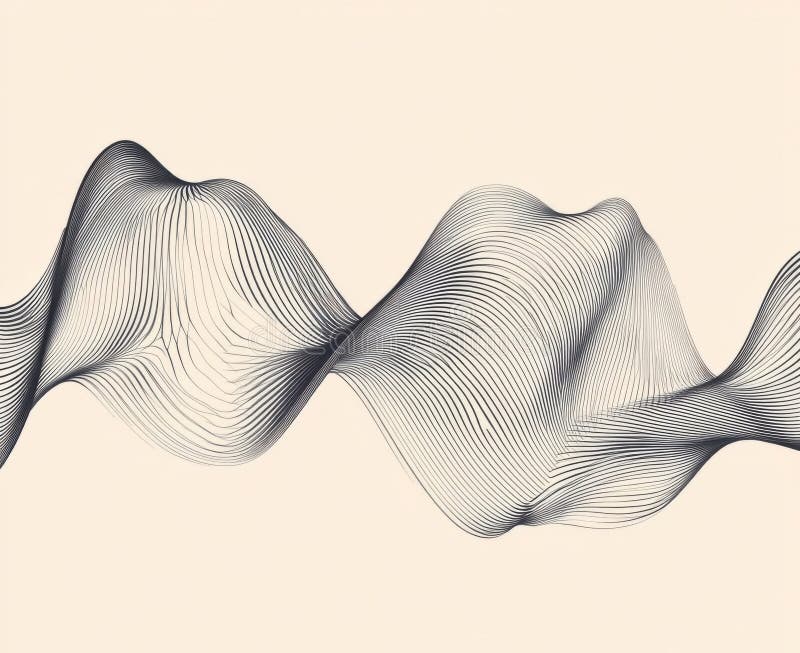 Explore Curvy Line Artwork, Abstract Design Creates a Captivating ...