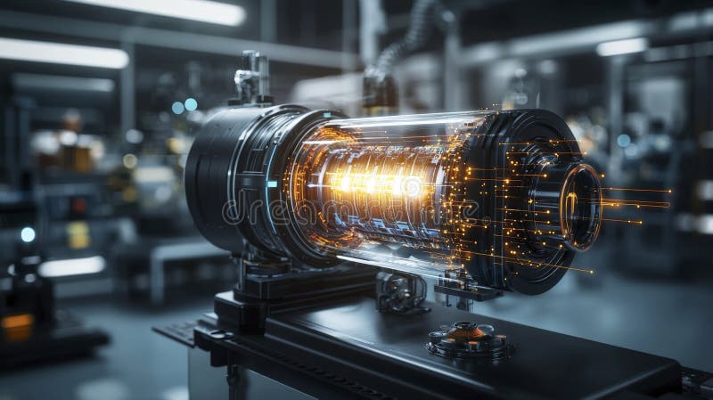 High-tech Laboratory Infographic Futuristic Closed-loop Battery Design ...