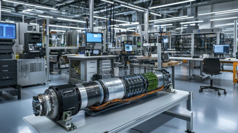 Next-generation Ev Battery Research Lab High-tech Facility Innovation ...