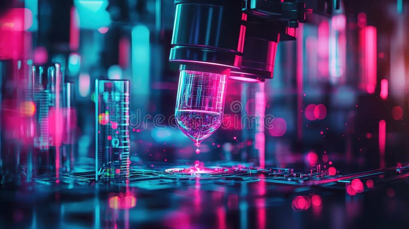 Innovative Technology Research in a Lab High-tech Environment Micro ...