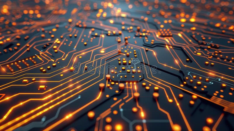 Explore a Cuttingedge Electronics Processor Design in a Futuristic ...