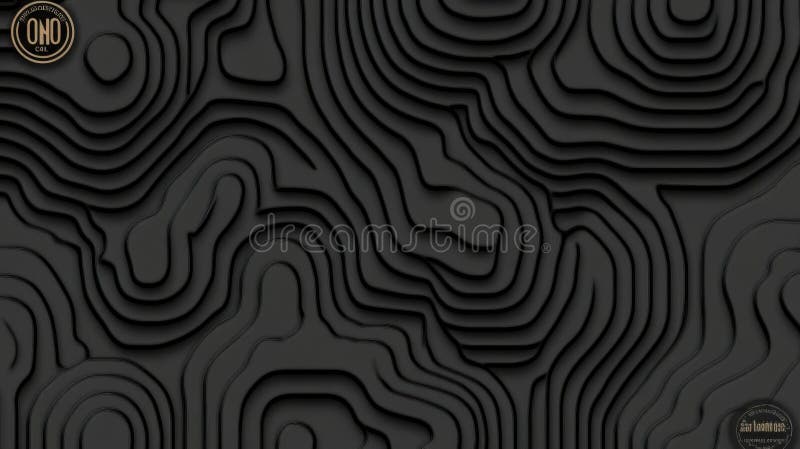 Explore Dark Abstract Topography, a Visual Layered Landscape Background ...