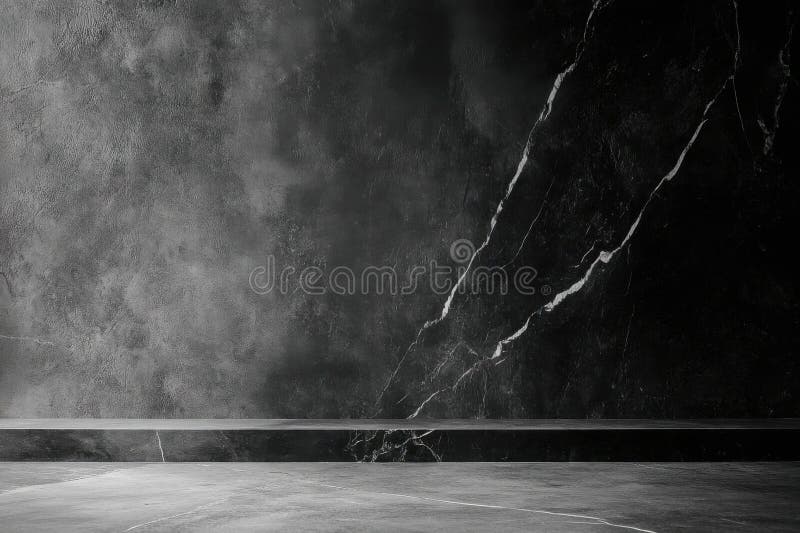 Explore a Dark Concrete and Stone Surface with Dramatic White Veins Stock Image - Image of ...