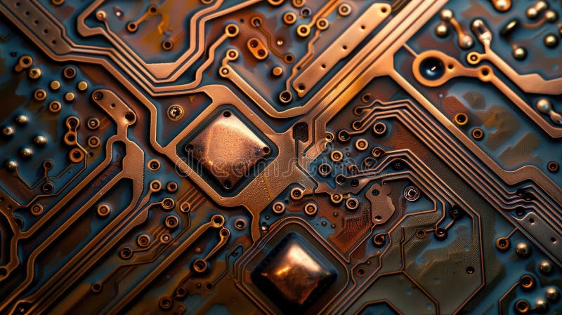 Explore Delicate Abstract Textures of IC Chips, Revealing Intricate ...