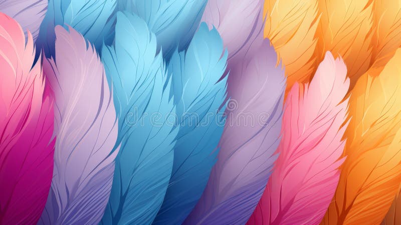 Explore the Delicate Beauty of Flat Feather Illustrations with ...