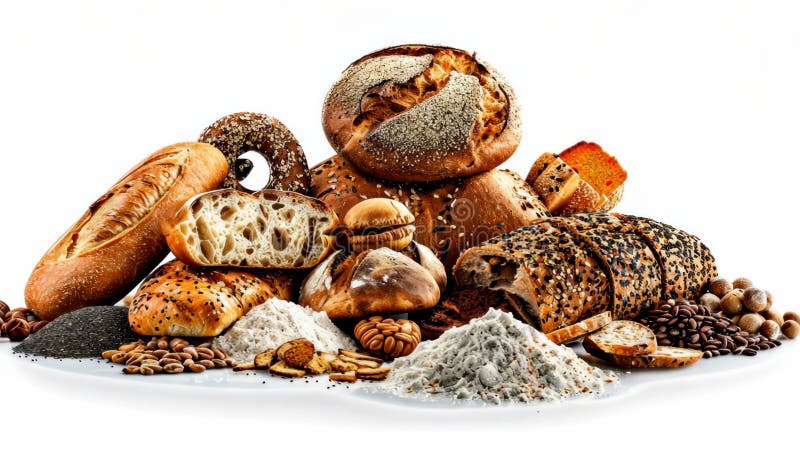 Explore a Delightful Array of Artisanal Breads Highlighting Different ...