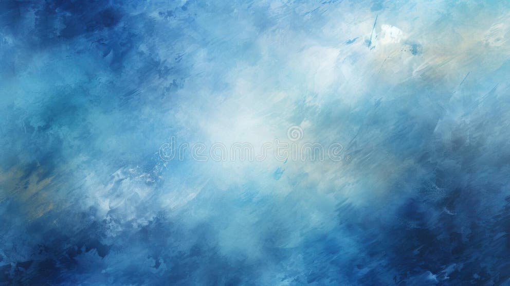 Explore Depth of Blue Color with Cloud Concept in Abstract Style Stock ...