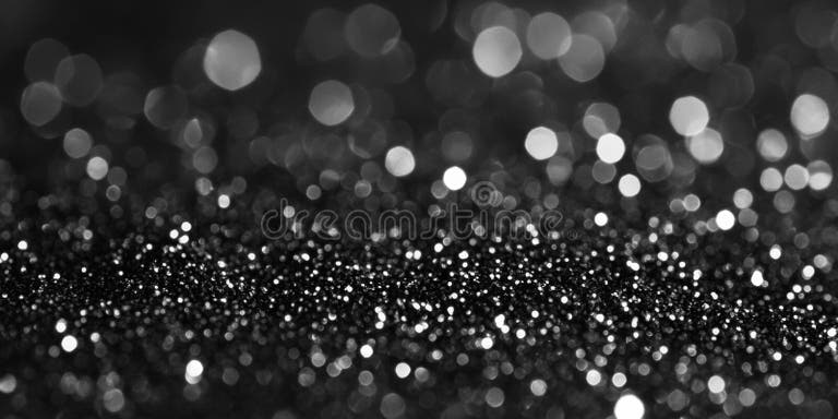 Explore Depth of Field with Silver Glitter Texture and Sparkly ...
