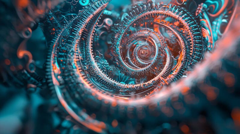 Explore the Depths of Abstract Art through a Spiraling Representation ...