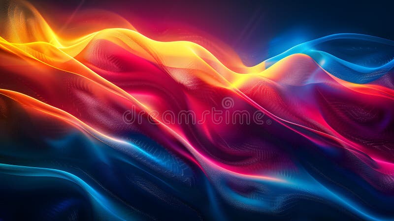 Chromatic Collision: Epic Battle between Reds and Blues Stock ...