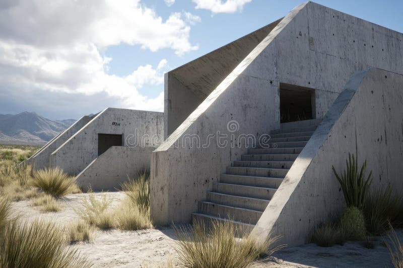 Explore Desert Concrete Structures with Stark Architecture and ...