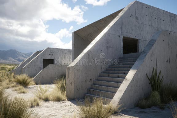 Explore Desert Concrete Structures with Stark Architecture and ...