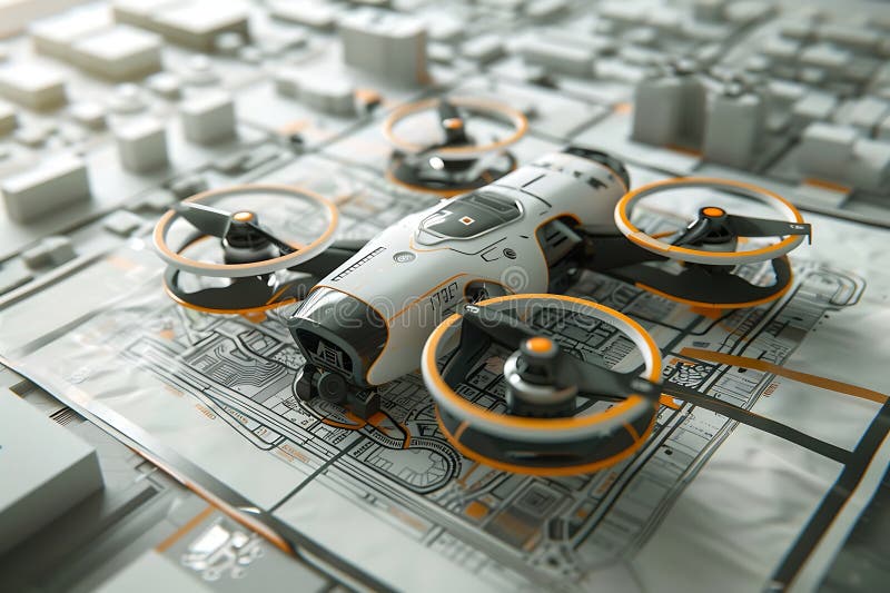Manufactured Drone with Precision Engineering and Advanced Features ...