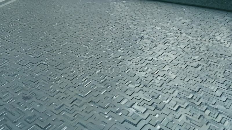 Closeup of Textured Surface with Intricate Maze Patterns in a Modern ...
