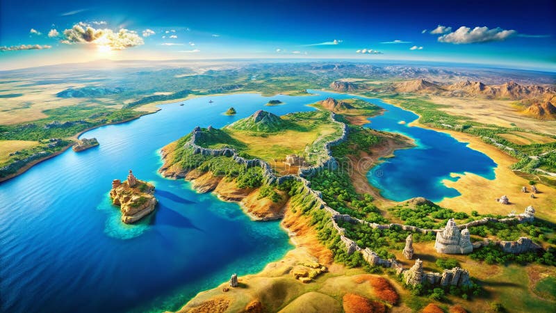 Explore the Detailed 3D Panoramic Map of Gujarat India Interactive ...