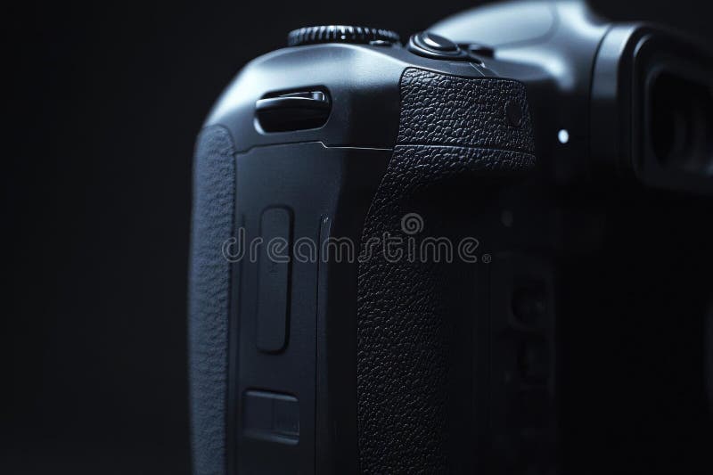 Explore Digital Camera Body Grip Texture and Button, Shadow Detail ...