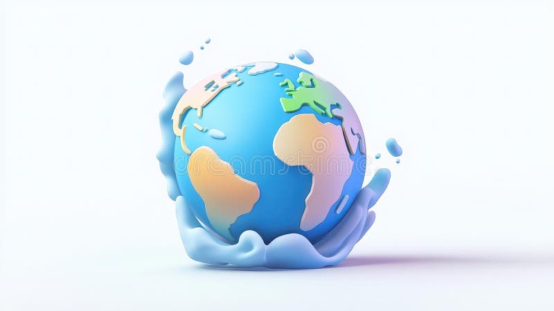 Explore the Digital Earth Map, Showcasing Global Connectivity in a ...