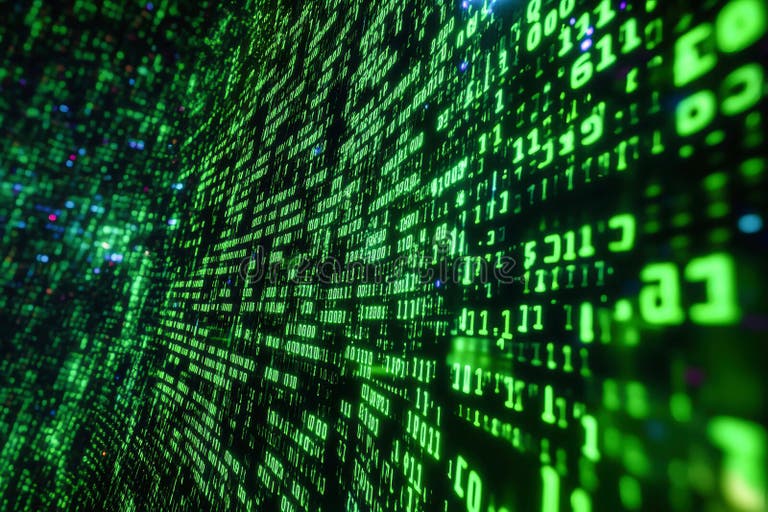 Explore the Digital Frontier with a Captivating Matrix-inspired Binary ...