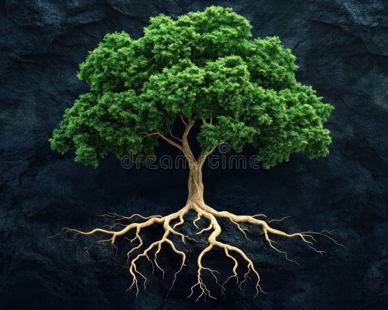 Explore a Digital Tree Illustration Where Branches Symbolize Habits ...