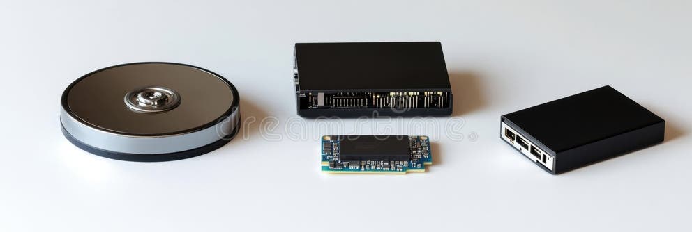 Explore Distinct Types of Electronic Storage Devices Including Hard ...
