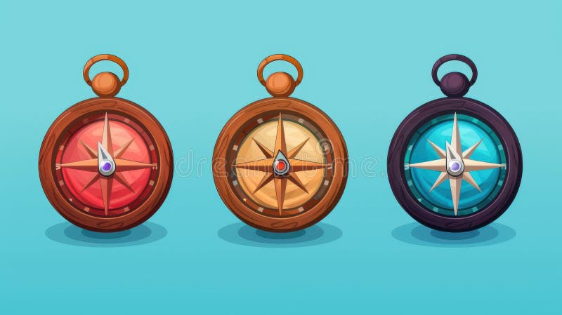 Explore a Diverse Collection of Compass Clipart Icons, Perfect for ...