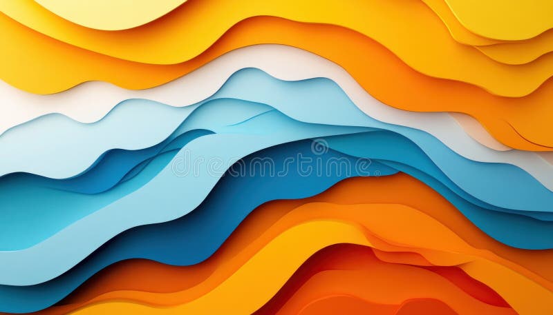 Explore Dynamic Abstract Art Featuring Gradient Tones Flowing ...