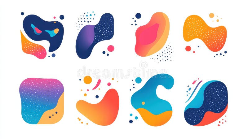 Explore Dynamic Abstract Designs Featuring Liquid Forms, Circles, and ...