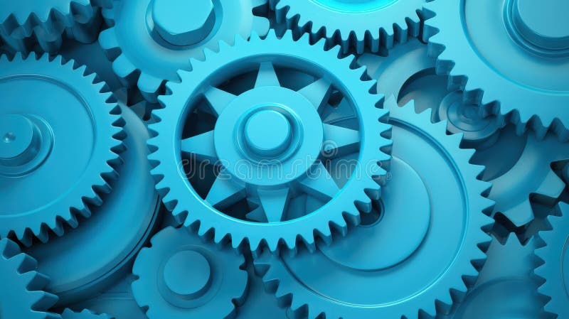 Explore a Dynamic Backdrop of Gear Wheels, Symbolizing Innovation in ...