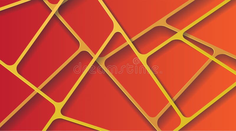 Yellow Intersections: Abstract Geometric Background for Web and Banners ...