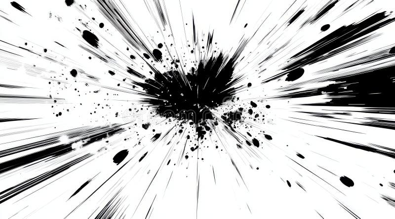 Explore the Dynamic Manga Motion Effect in Captivating Black and White ...