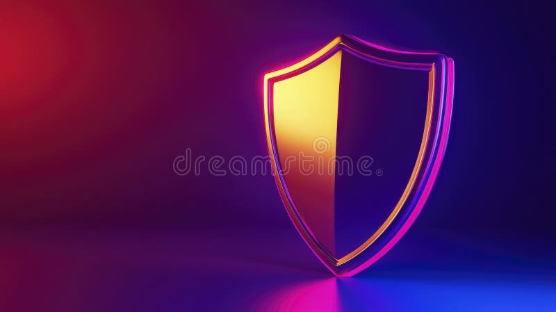Vibrant Market Protection Design with Subtle Shield Icon in a Creative ...
