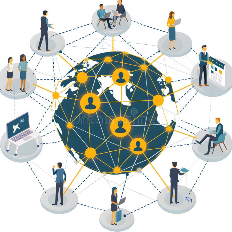 Global Network Business Structure Customer Connection Analysis and ...