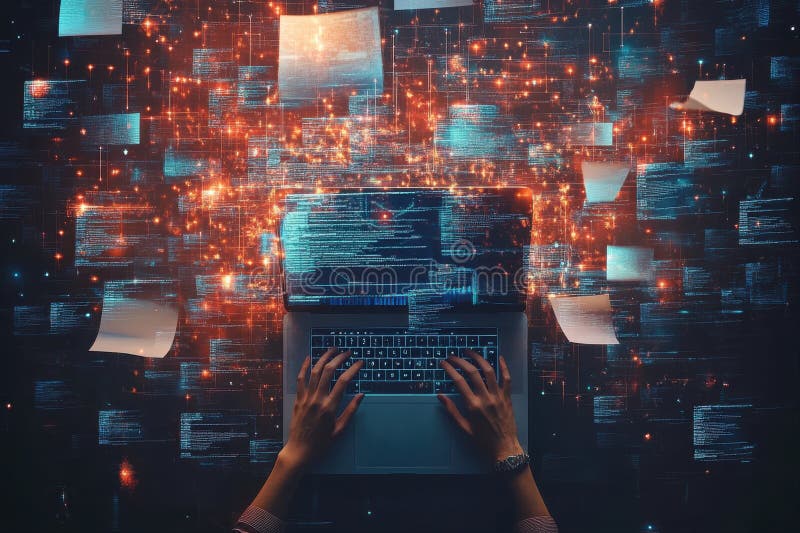 Coding Innovation Unleashed Digital Programming Workspace Virtual Environment Tech Perspective