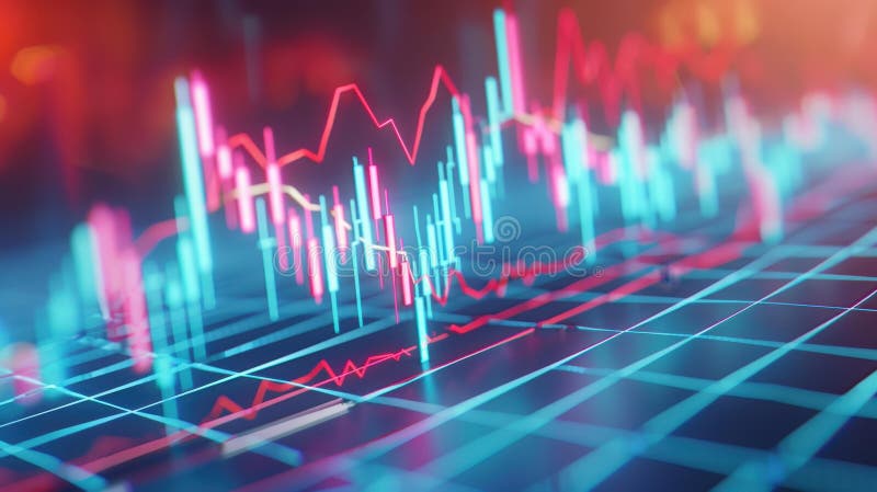 Explore the Dynamic World of Finance with a 3D Candlestick Chart ...