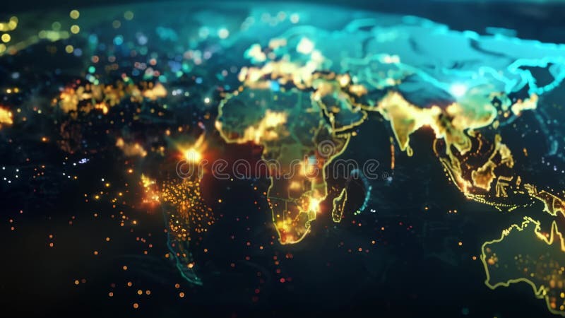 Explore the Earth at Night from Space in this Interactive Map Animation ...